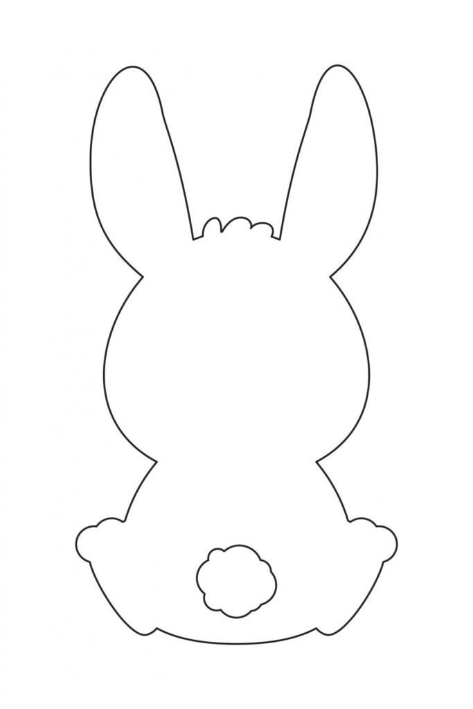 bunny rabbit template printable - All FREE Printables
