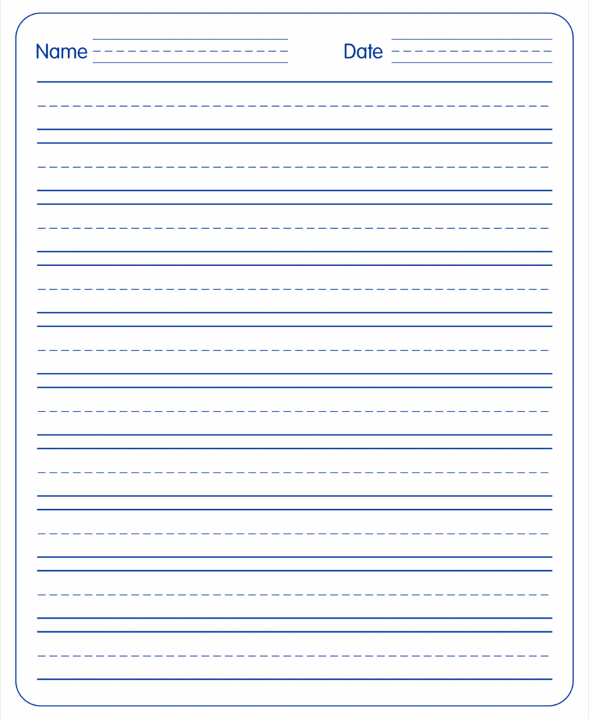 printable lined writing paper 3rd grade - All FREE Printables