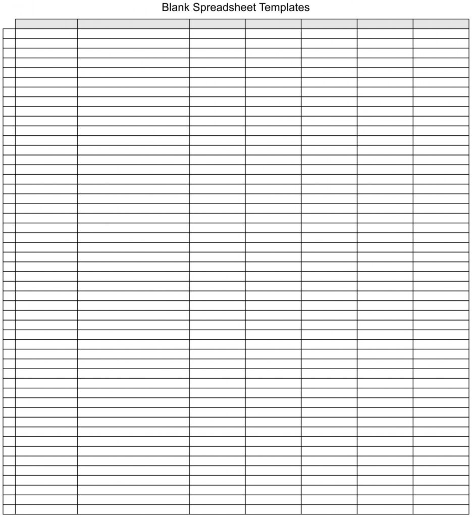 free printable spreadsheet templates - All FREE Printables