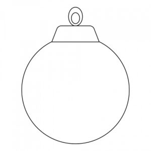 Blank Ornament Template: Design Your Own Festive Decor – All FREE ...