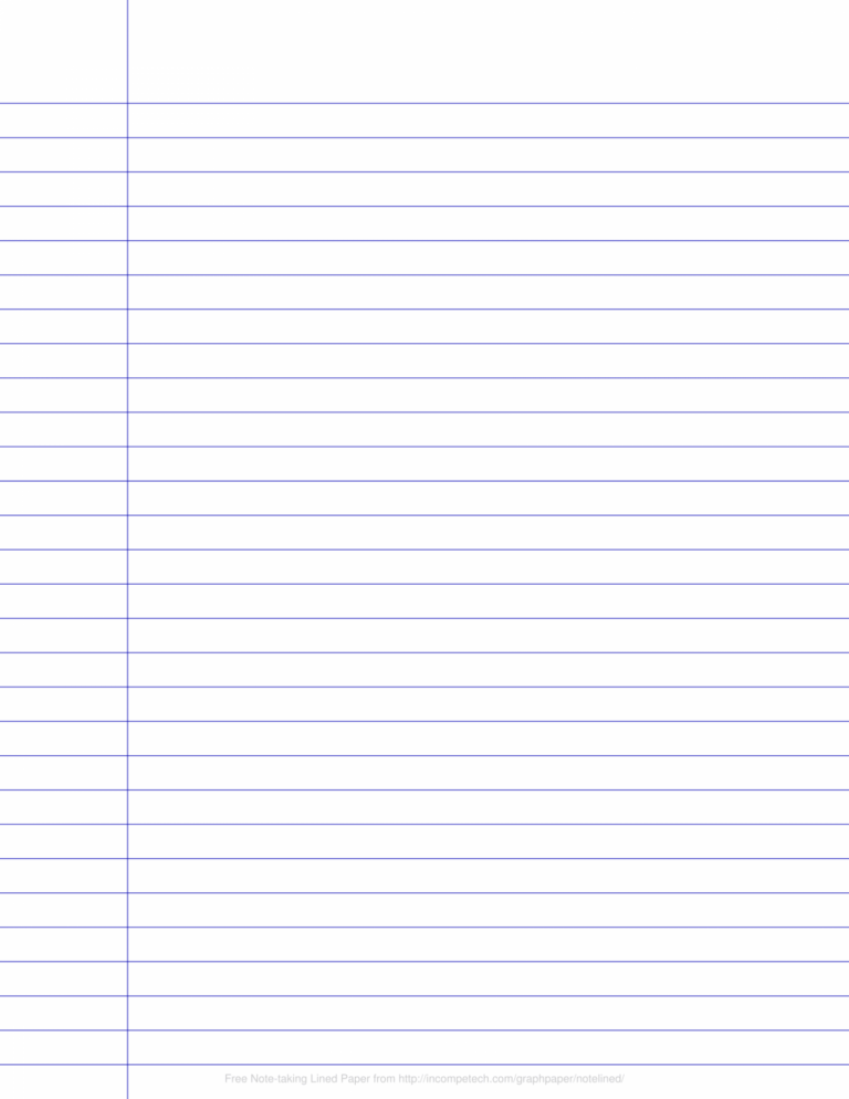 notebook paper to print - All FREE Printables