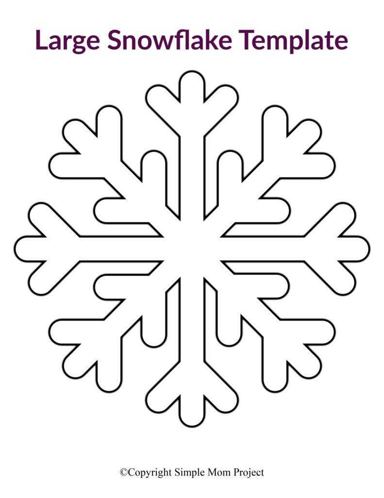 printable snowflake template - All FREE Printables