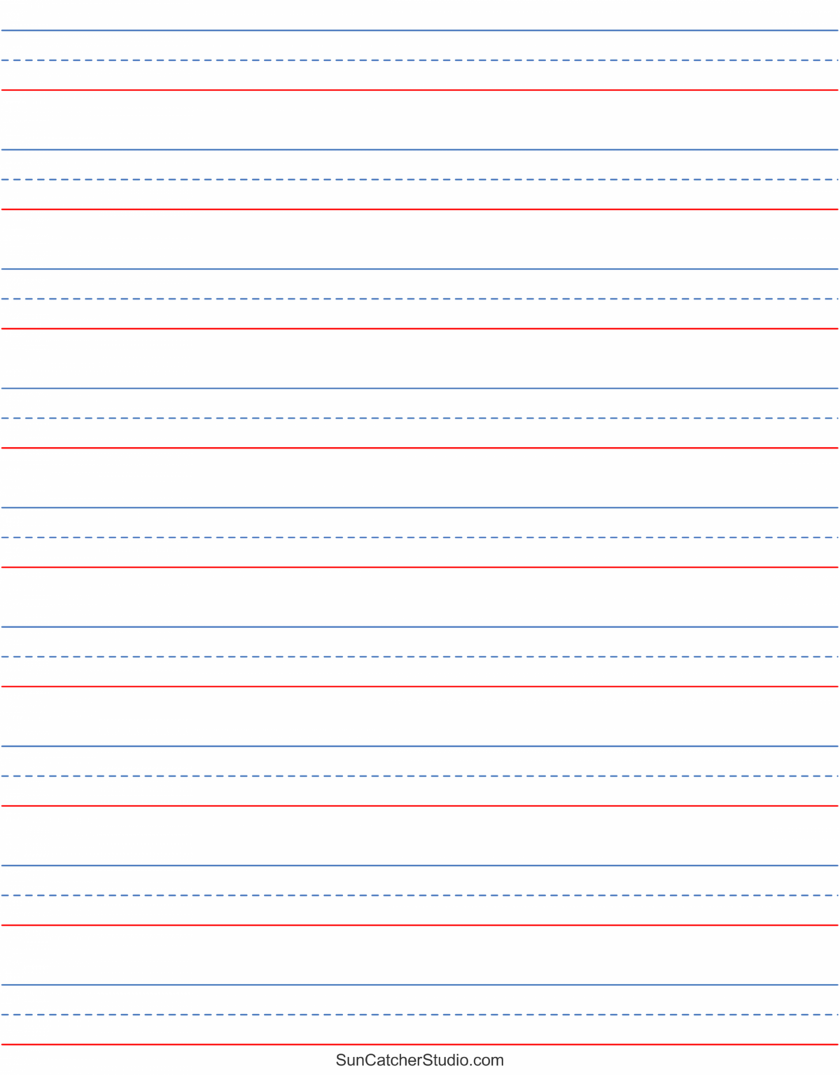 printable primary writing paper landscape - All FREE Printables