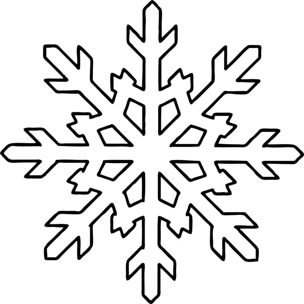 snowflake printable coloring pages - All FREE Printables