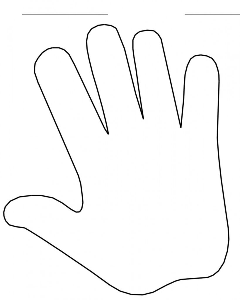 printable hand template with nails - All FREE Printables