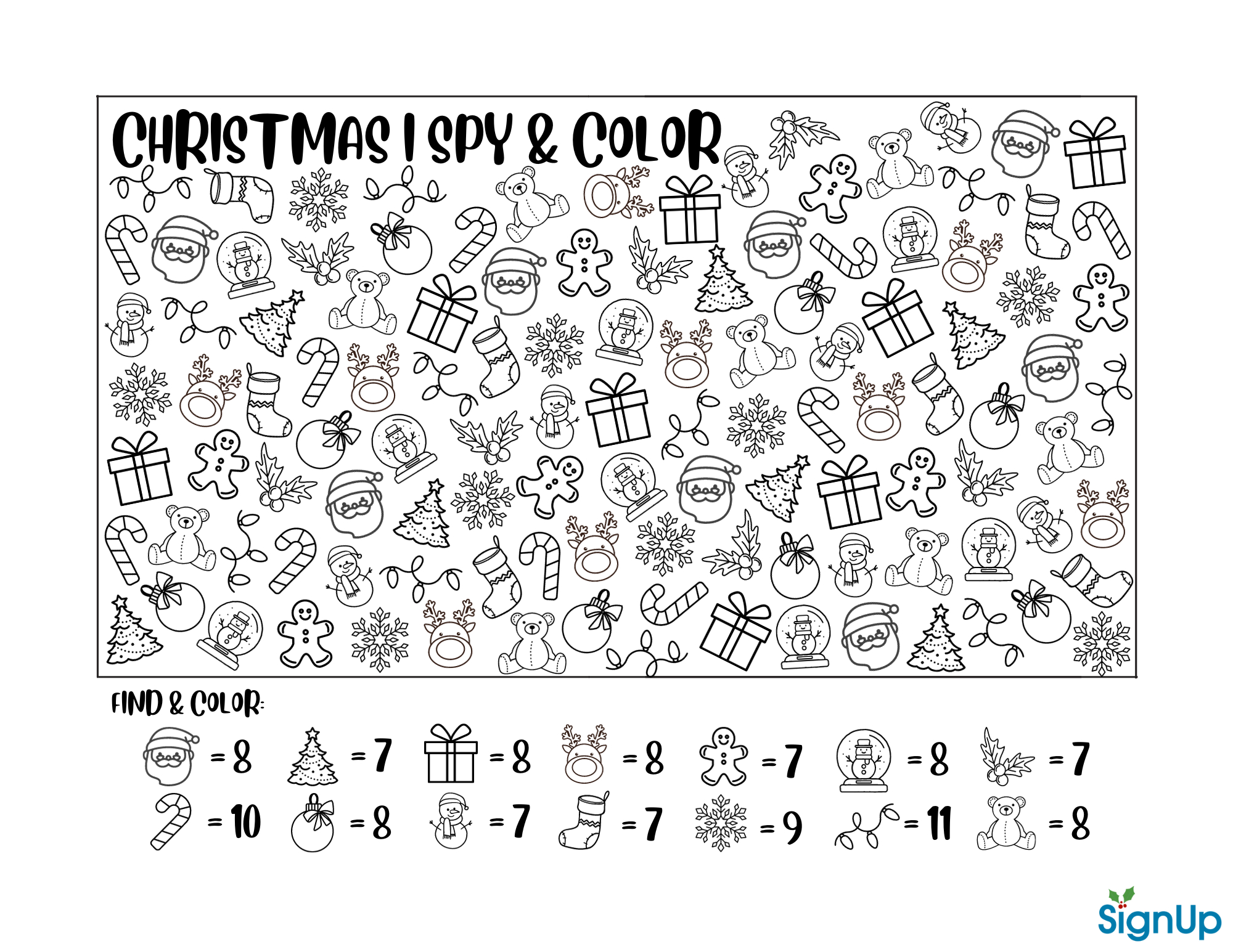 Printable Christmas Activity Pages | All FREE Printables